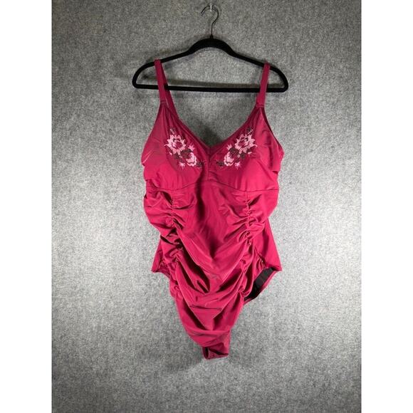 torrid | Swim | Torrid One Piece Bathing Suit Women 4x Red Floral ...